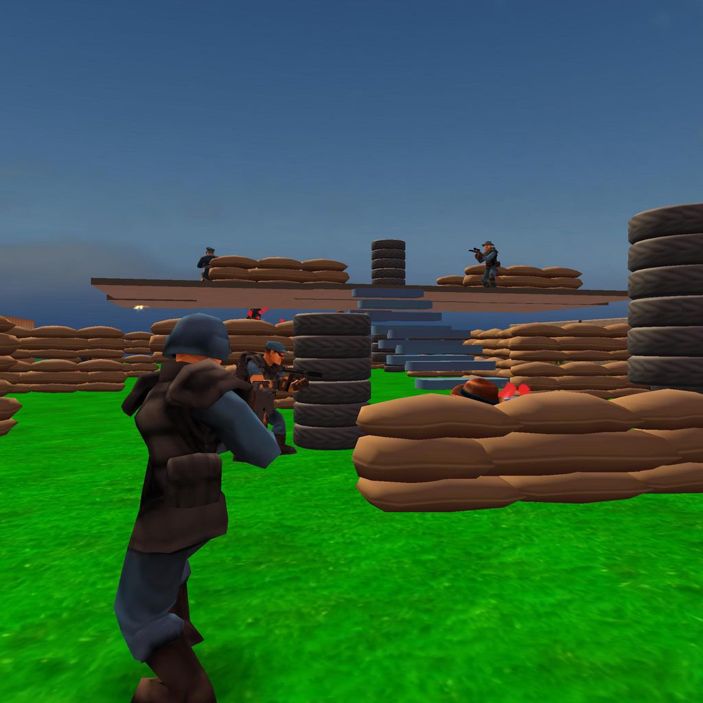 Unity Play | Batalla epica de armas azul vs verdes game