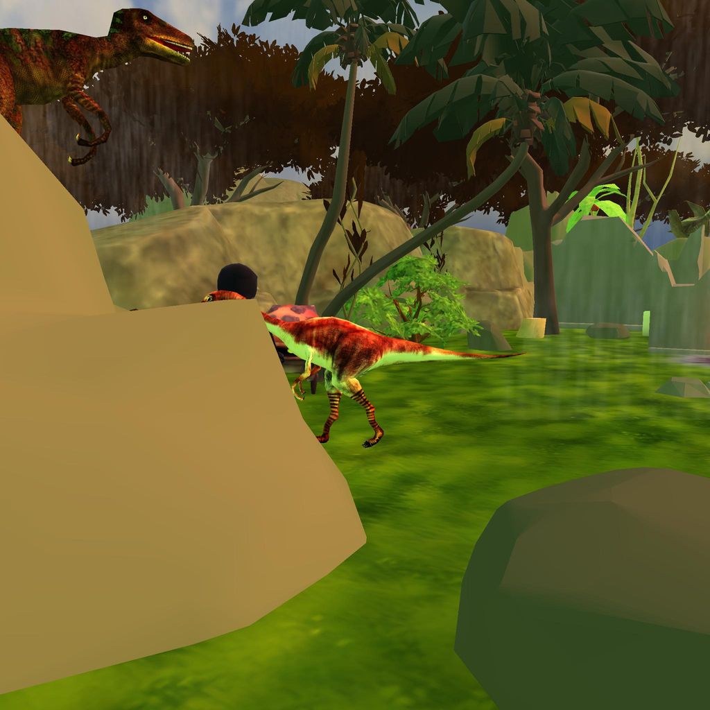 Unity Play | mata a los dinosaurios y encuentra a la niña perdi game
