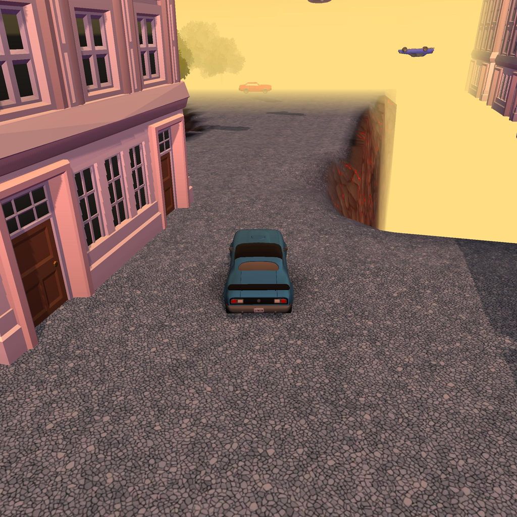 Unity Play | epic car racing 3: falling objects game