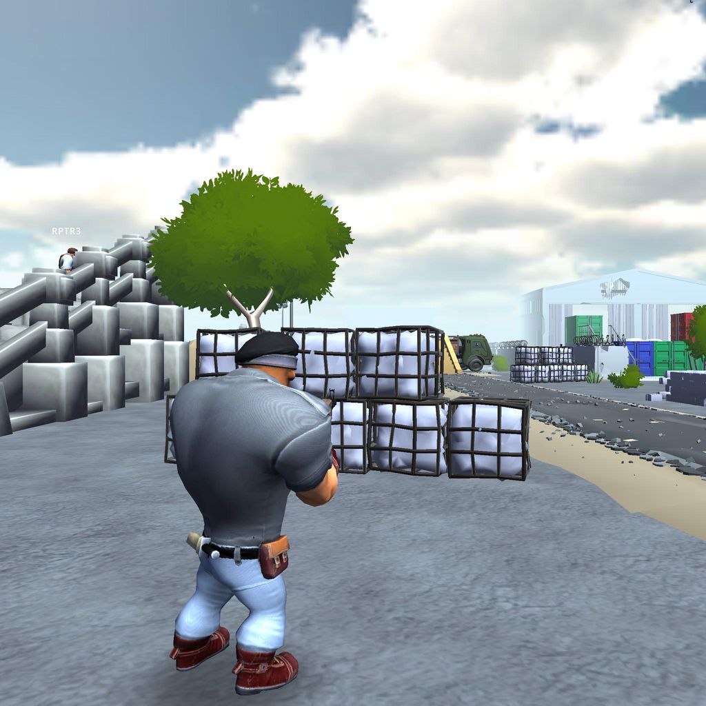 Unity Play | Blue team 6 vs Red team 6 game