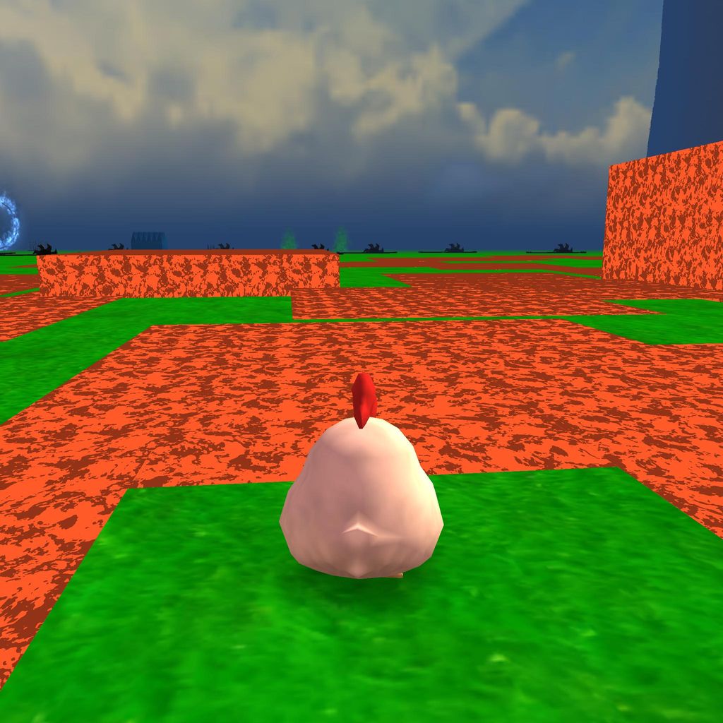 Unity Play | chicken and hedgehog run multilayer game