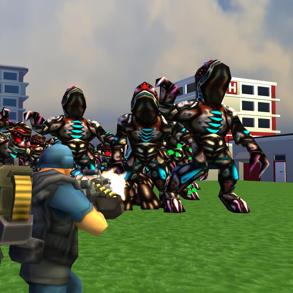 Unity Play | soldados vs aliens game