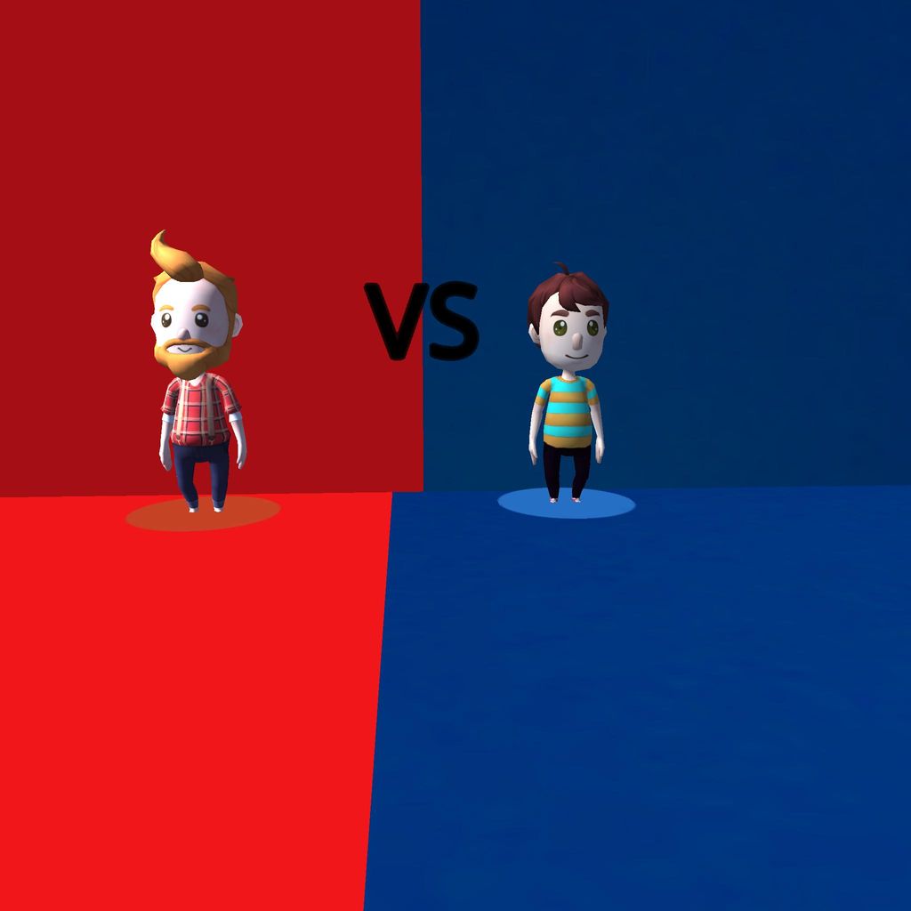 Unity Play | Red vs blue game