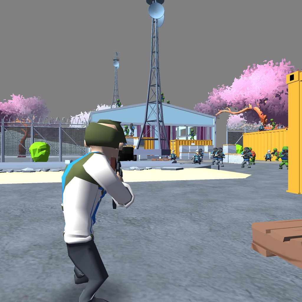 Unity Play | blue team versus red team fight game