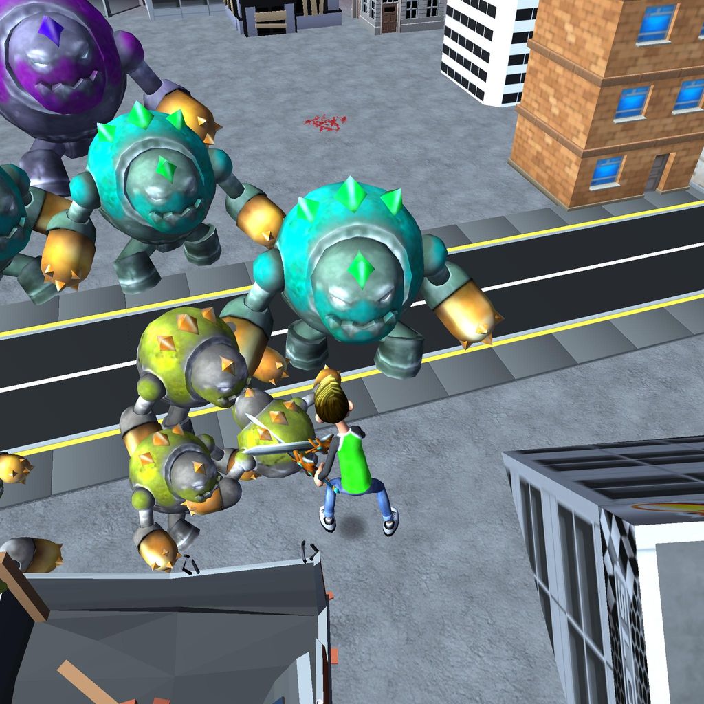 Unity Play | monsters vs humans big city game