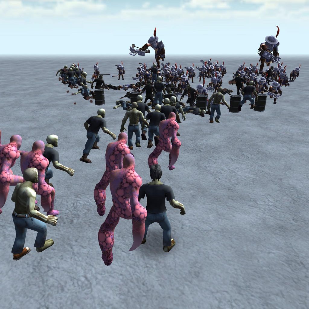 Unity Play | zombie Vs human .who will win game