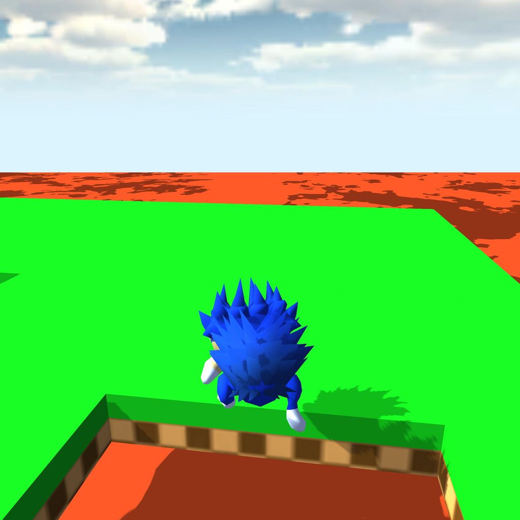 Unity Play | Sonic the hedgehog, short platform game