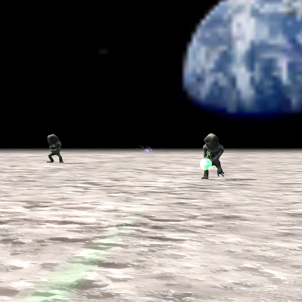 Unity Play | Aliens on the moon game