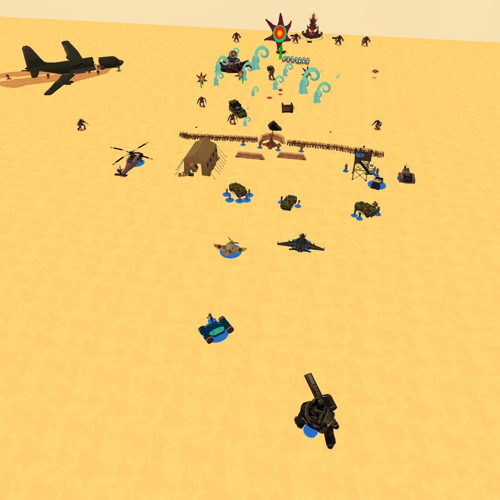 Unity Play | Alien invade military. game