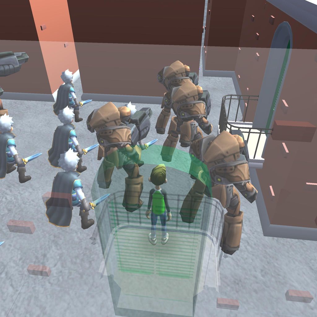 Unity Play | 1000 contra 4 game