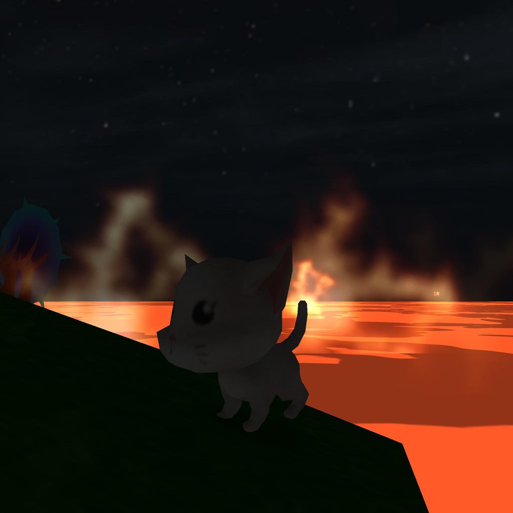 Unity Play | Cat escape lava game