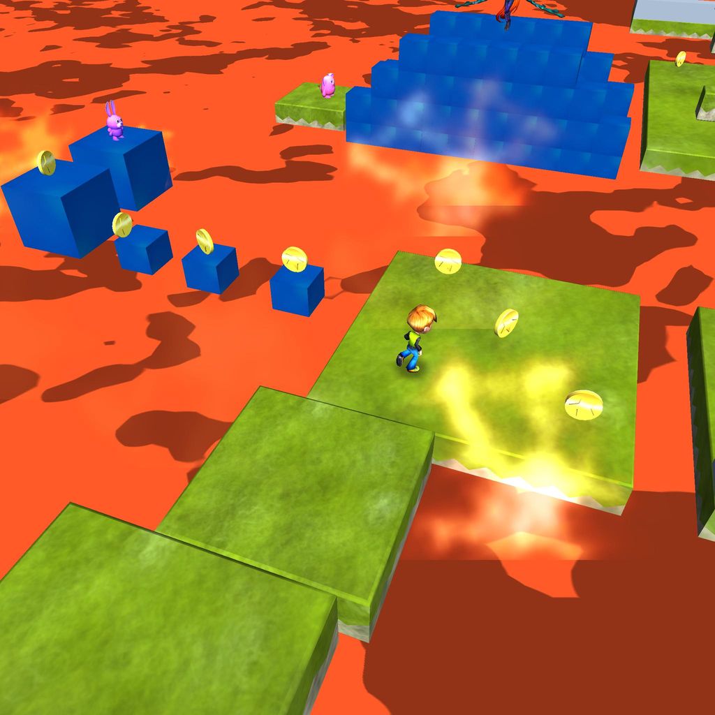 Unity Play | el piso es lava game
