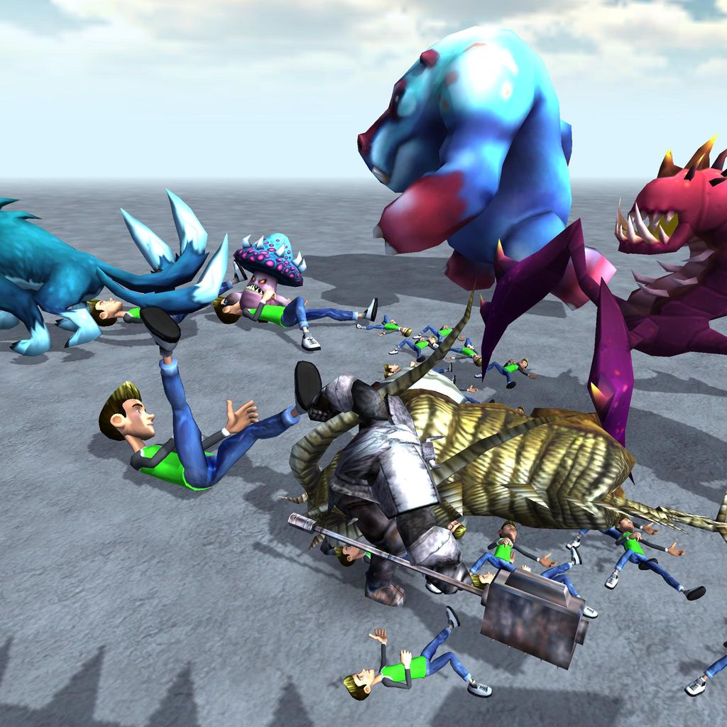 Unity Play | Monsters versus humans game