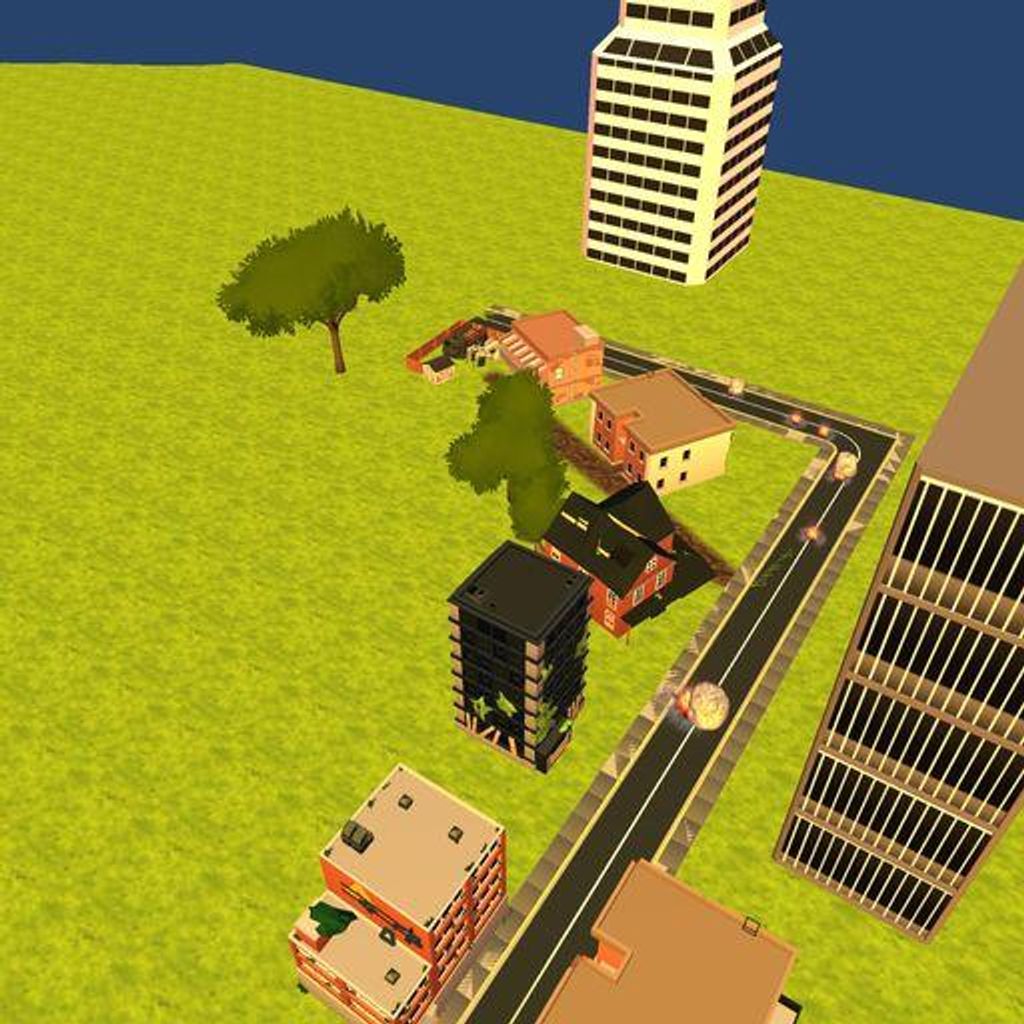 Unity Play | survive a meteor shower game