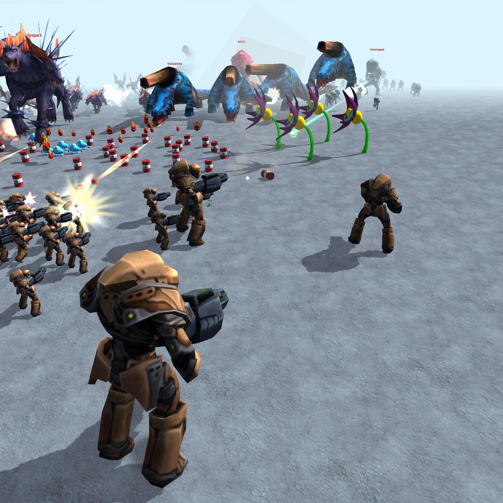 Unity Play | Aliens vs bots game