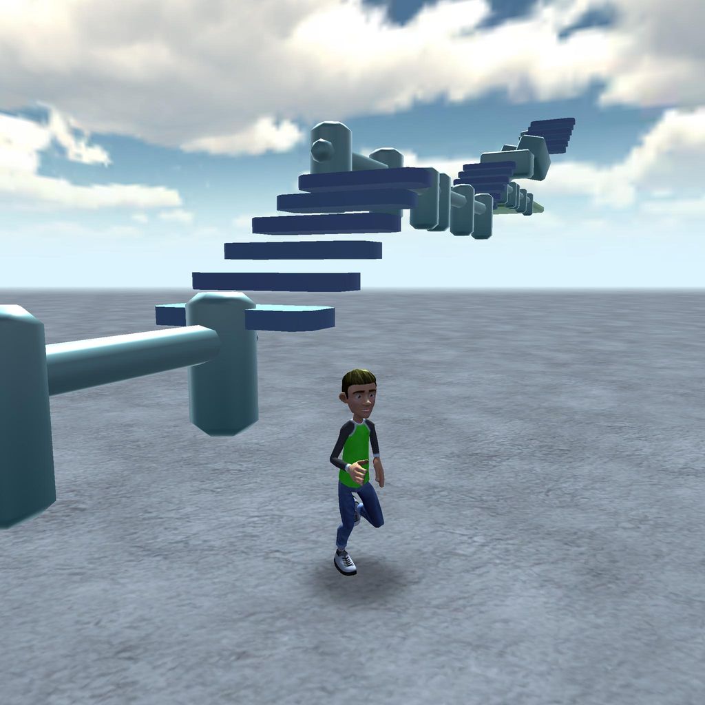 Unity Play | fence parkour game