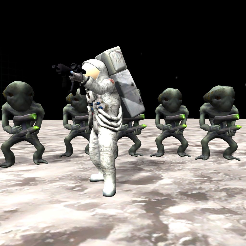 Unity Play | Aliens vs Humanity. Mission Moon. Part 1 game