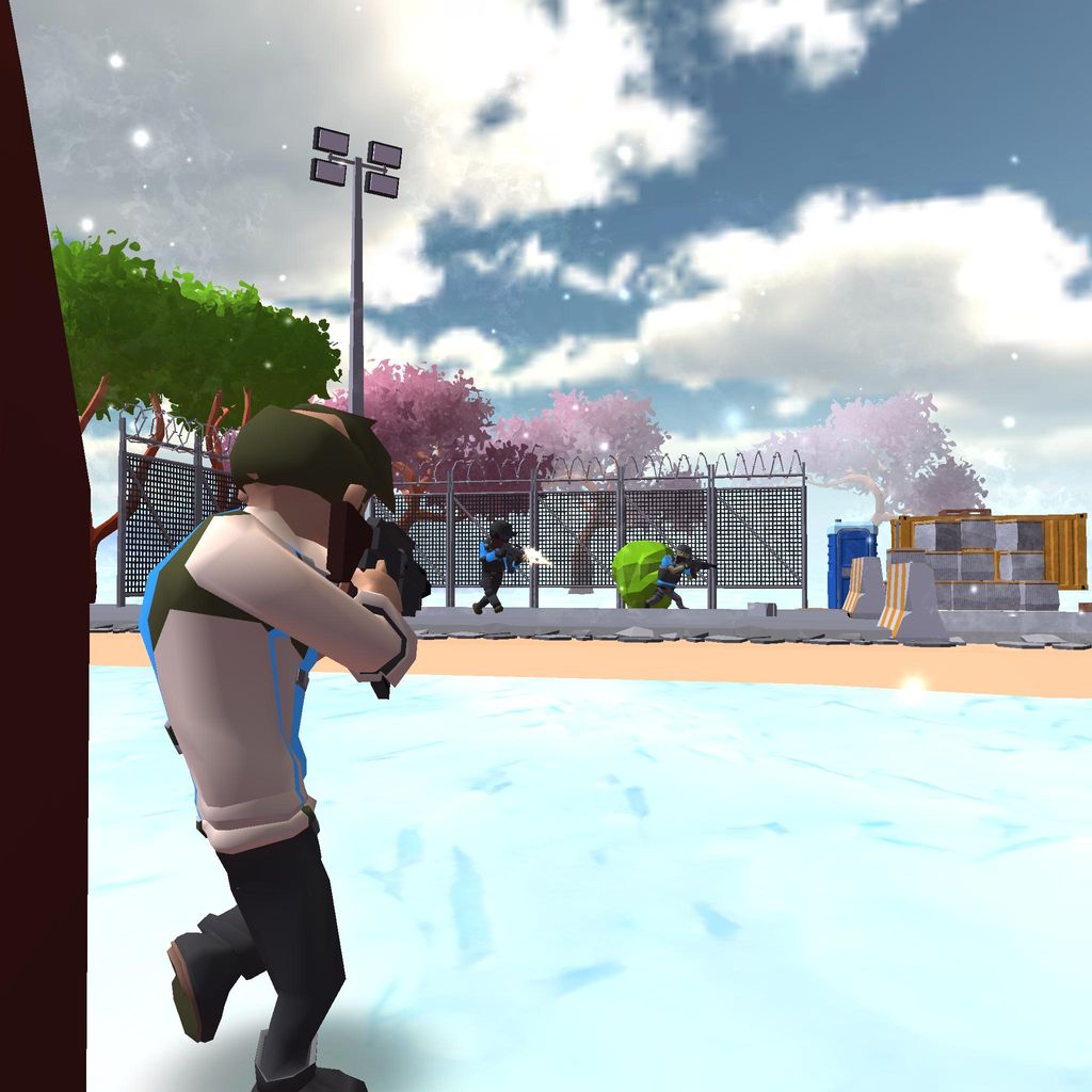 Unity Play | Shooting in snow Land game