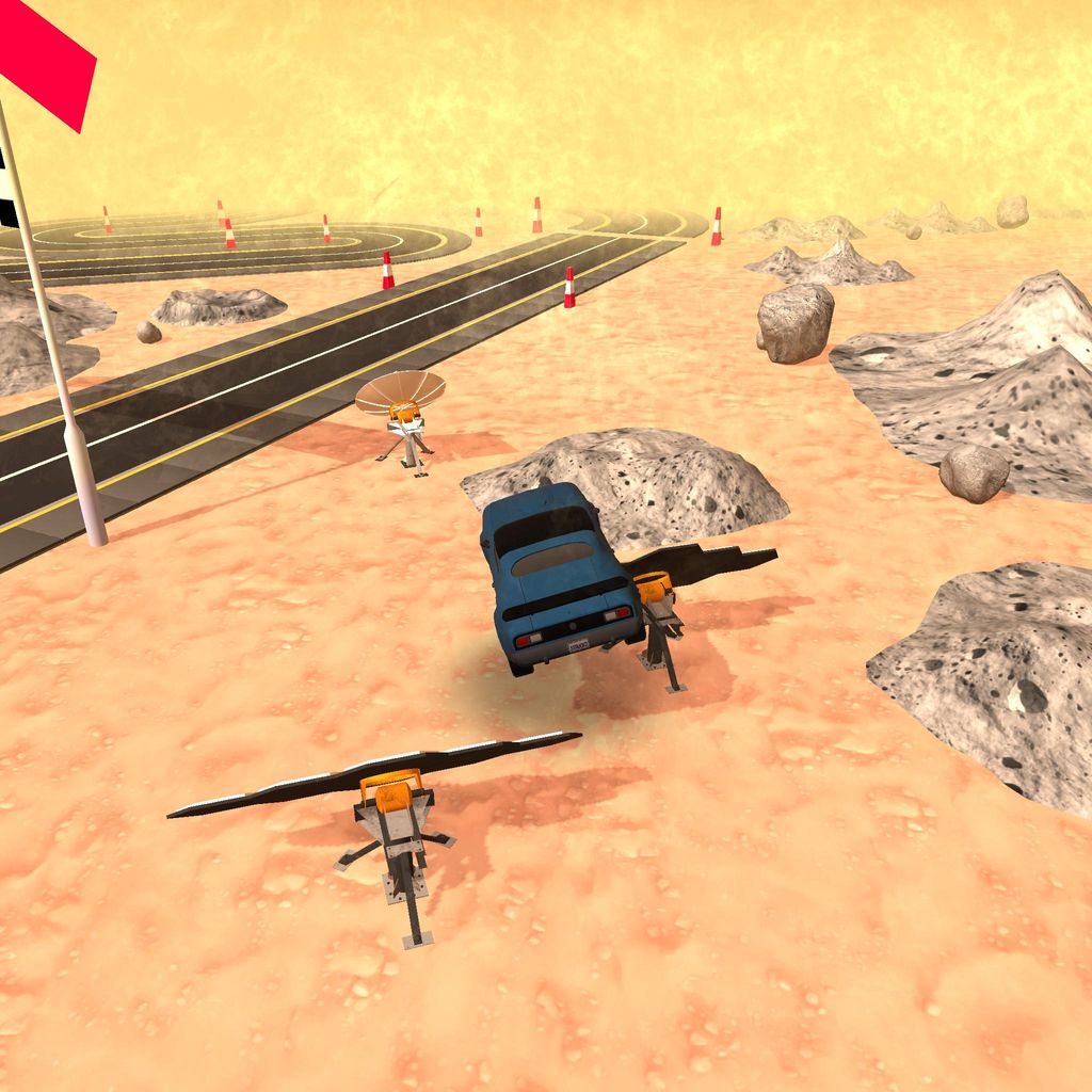 Unity Play | Mars driving test game