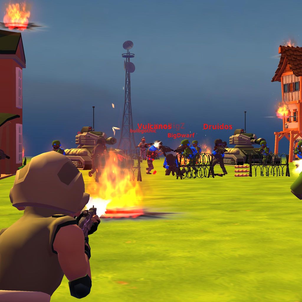 Unity Play | Red vs blue War game