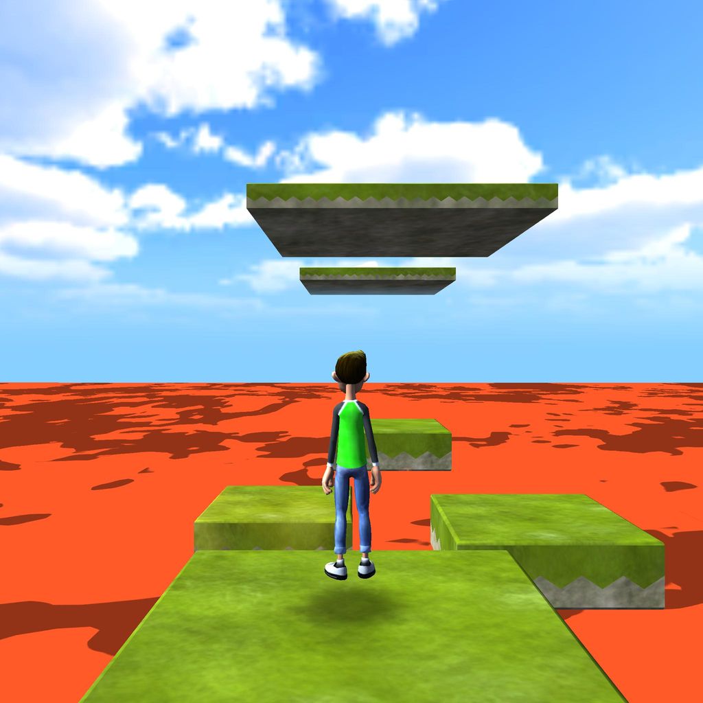 Unity Play | parkour in lava game