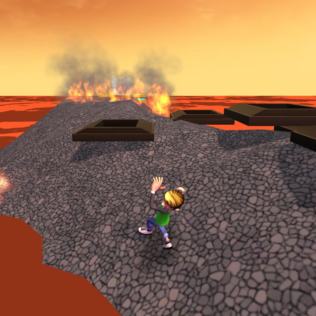 Unity Play | Lava obstacle course game
