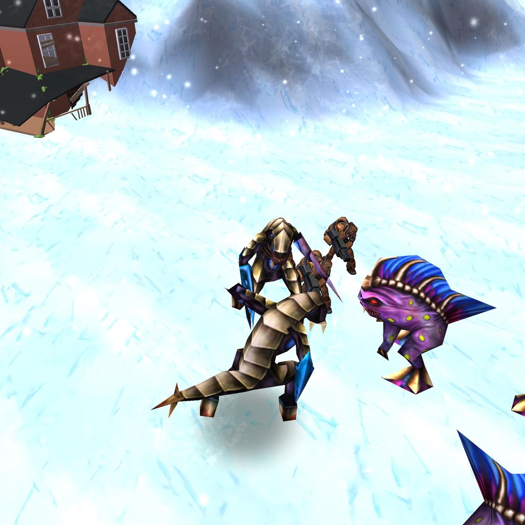 Unity Play | humans vs aliens (winter) game