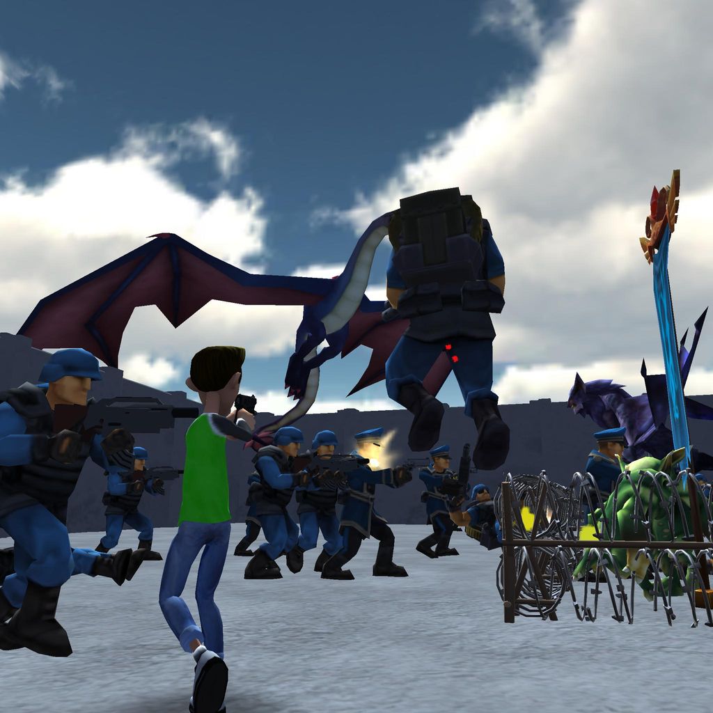 Unity Play | defend the flag game