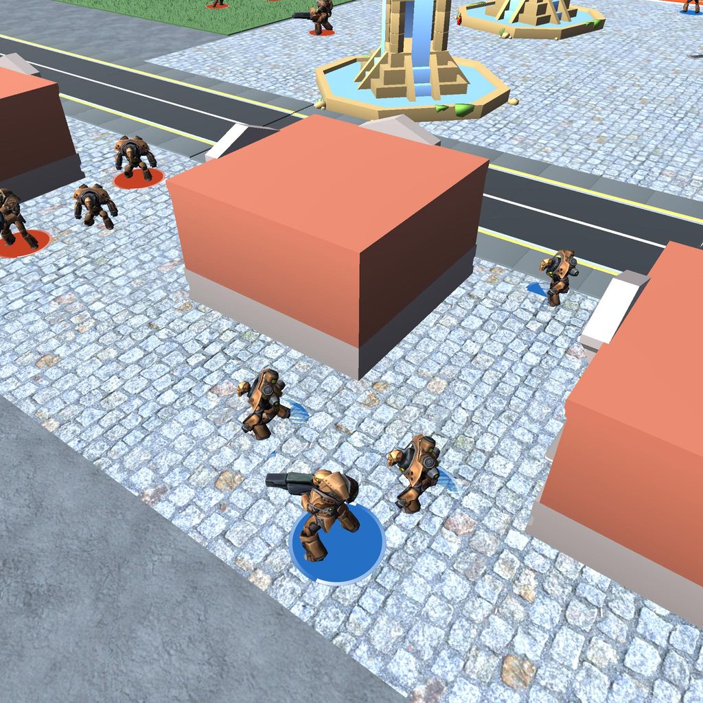 Unity Play | the droid fight game