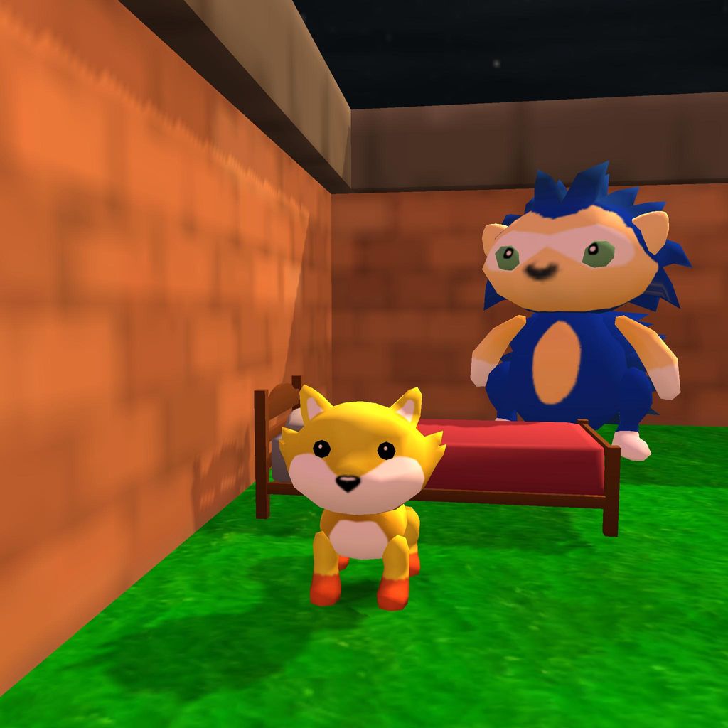 Unity Play | Shin sonic vs Knuckles game