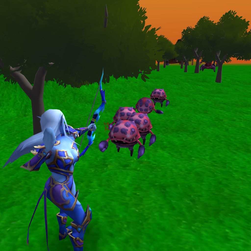 Unity Play | berburu monster di hutan game