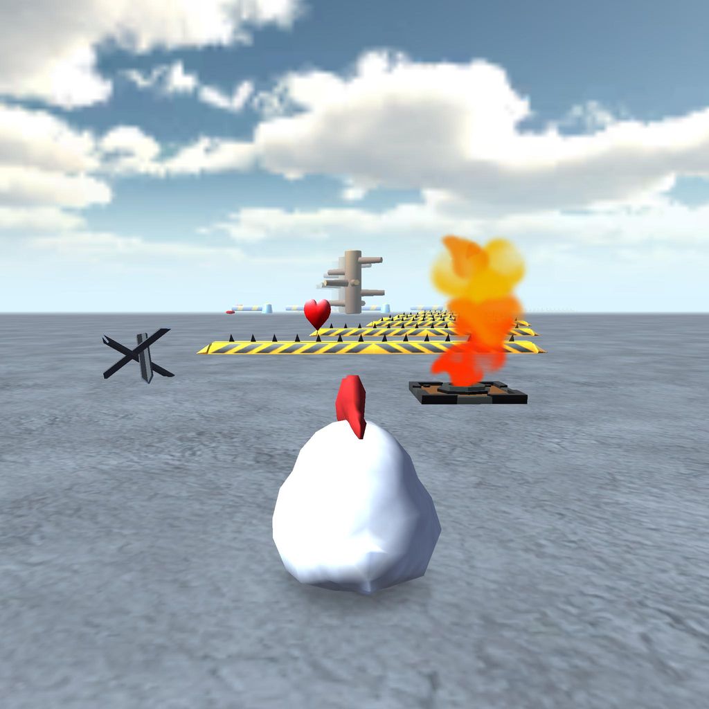 Unity Play | Chicken run of death ayo run!!! game