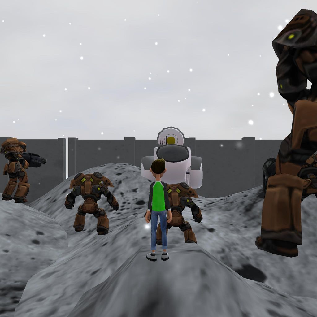 Unity Play | alien versus humans/robots game