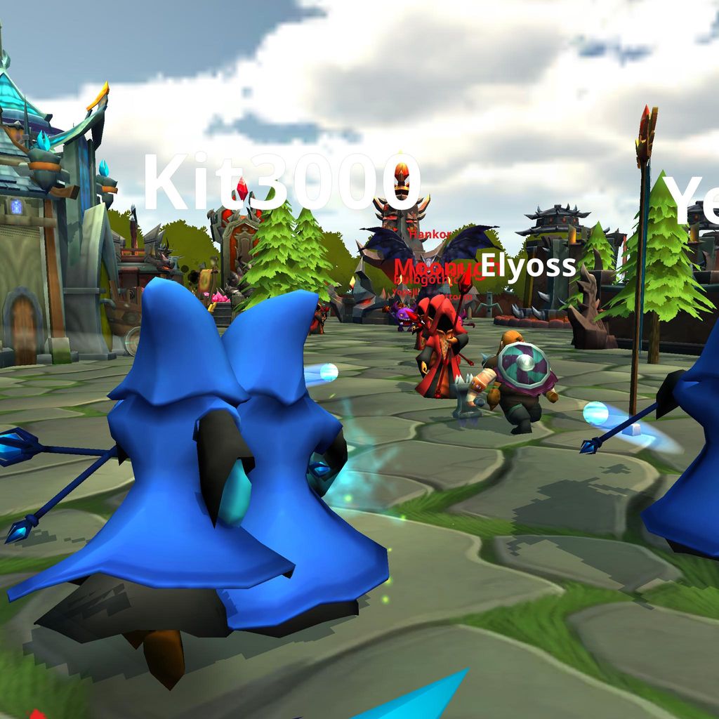 Unity Play | blue team vs red team game