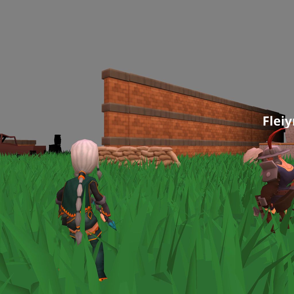 Unity Play | Africans fighting, blue and red game