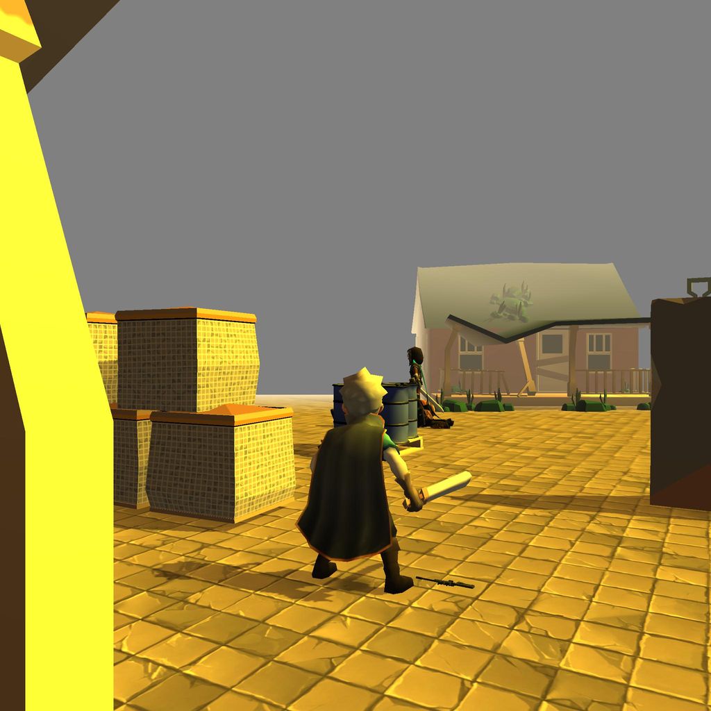 Unity Play | Desert Sword Warrior 3D game