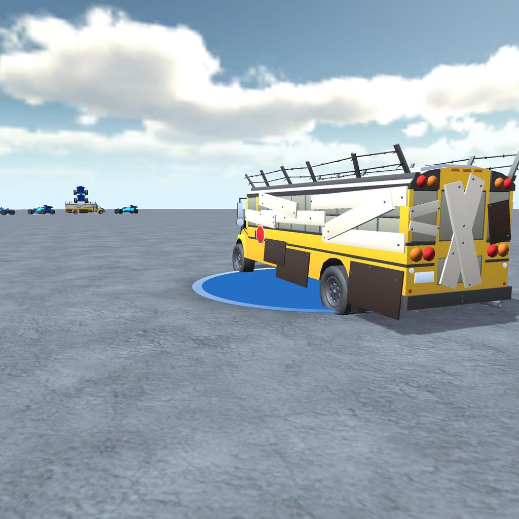 Unity Play | Dumb bus an cars game