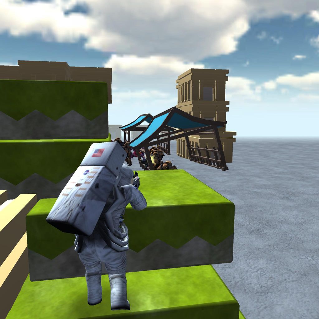 Unity Play | 1.8 astrou nautras vs robots game