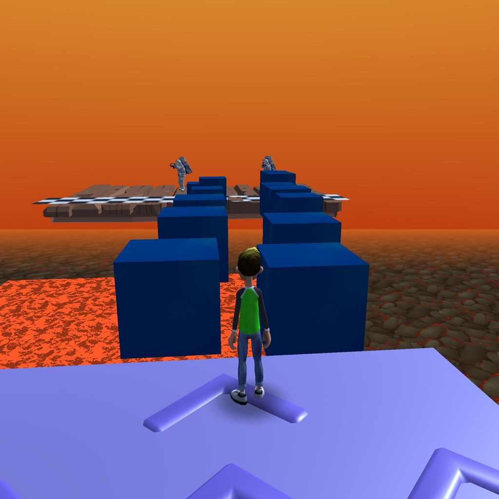 Unity Play | squid game glass Bridge game