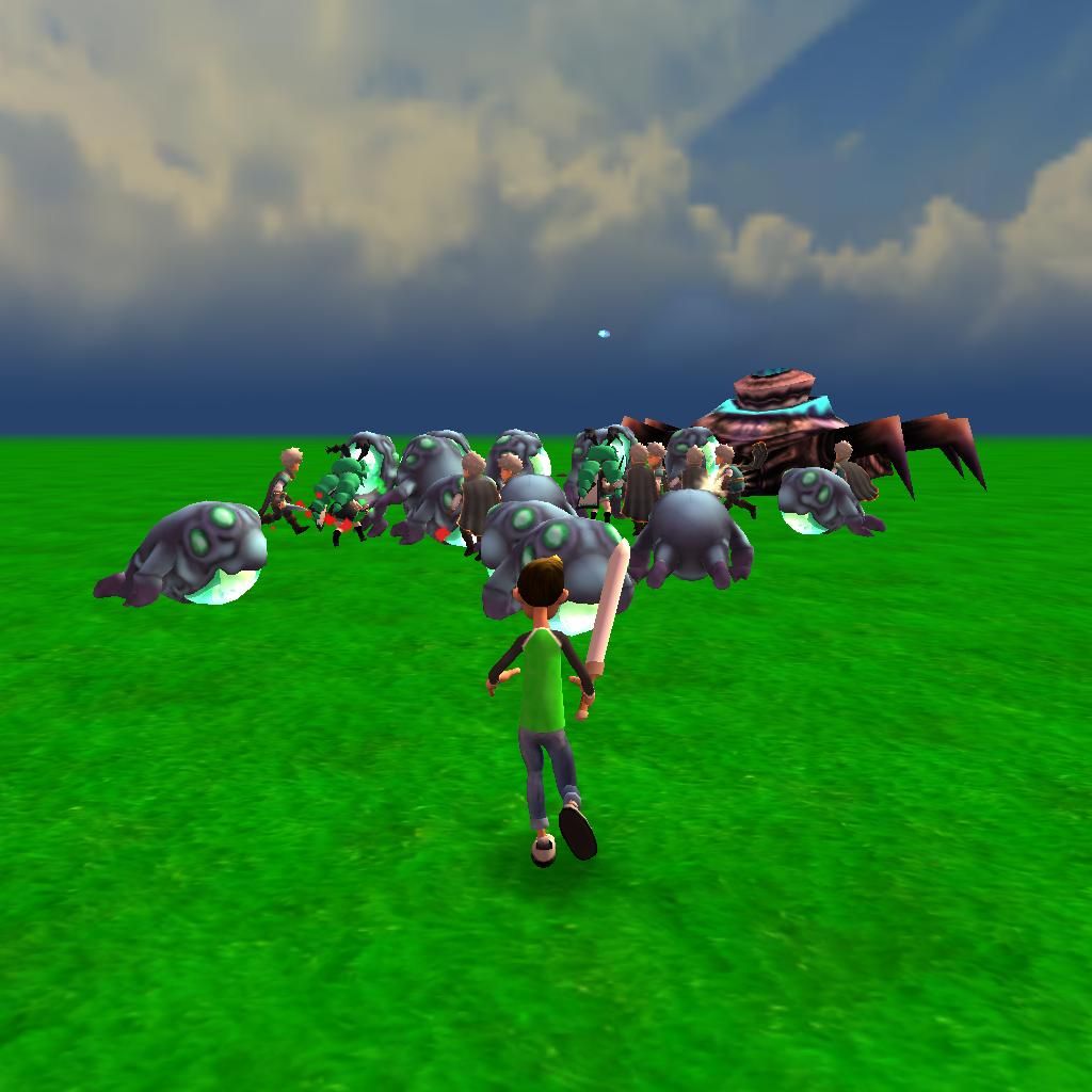 Unity Play | aliens vs human game