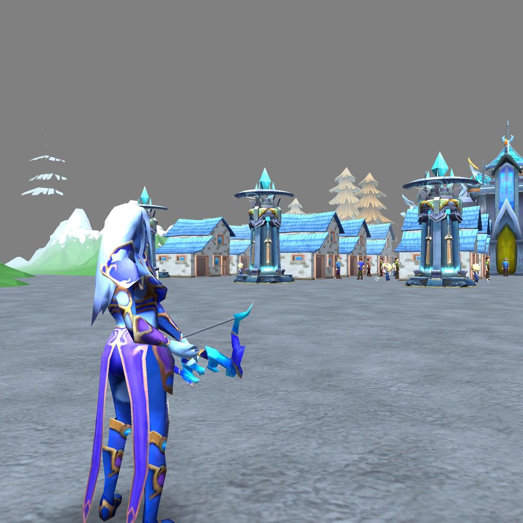 Unity Play | elf and dinosaurs vs demons game