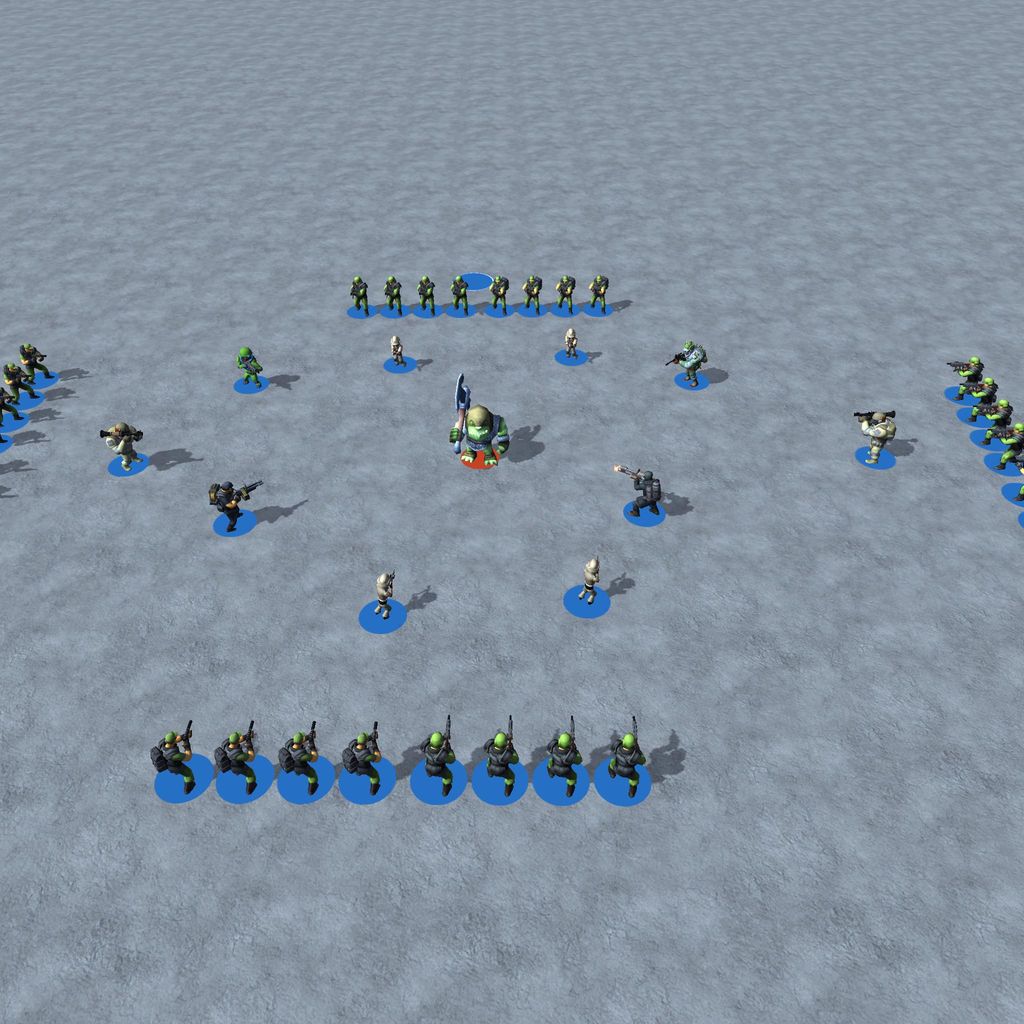 Unity Play | green monkey girl killed by soldiers again game