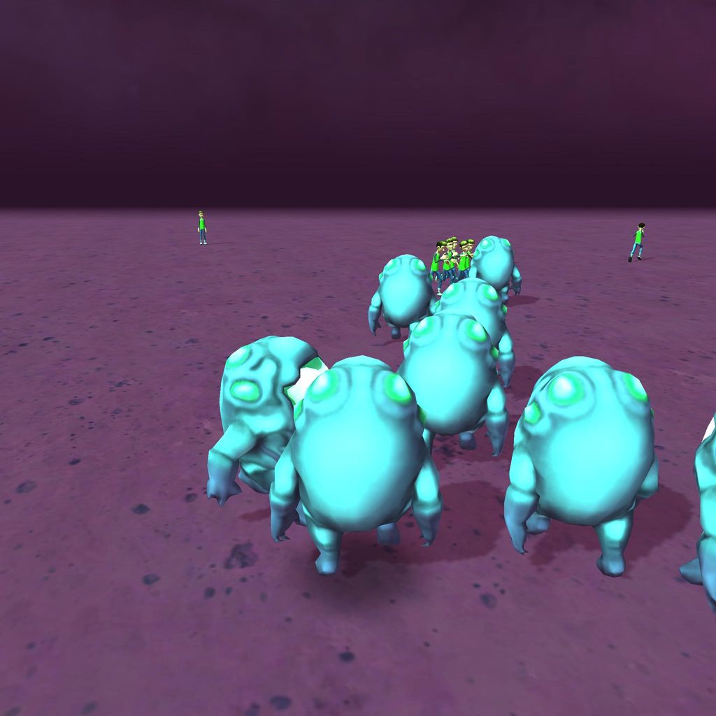 Unity Play | Aliens vs humans game