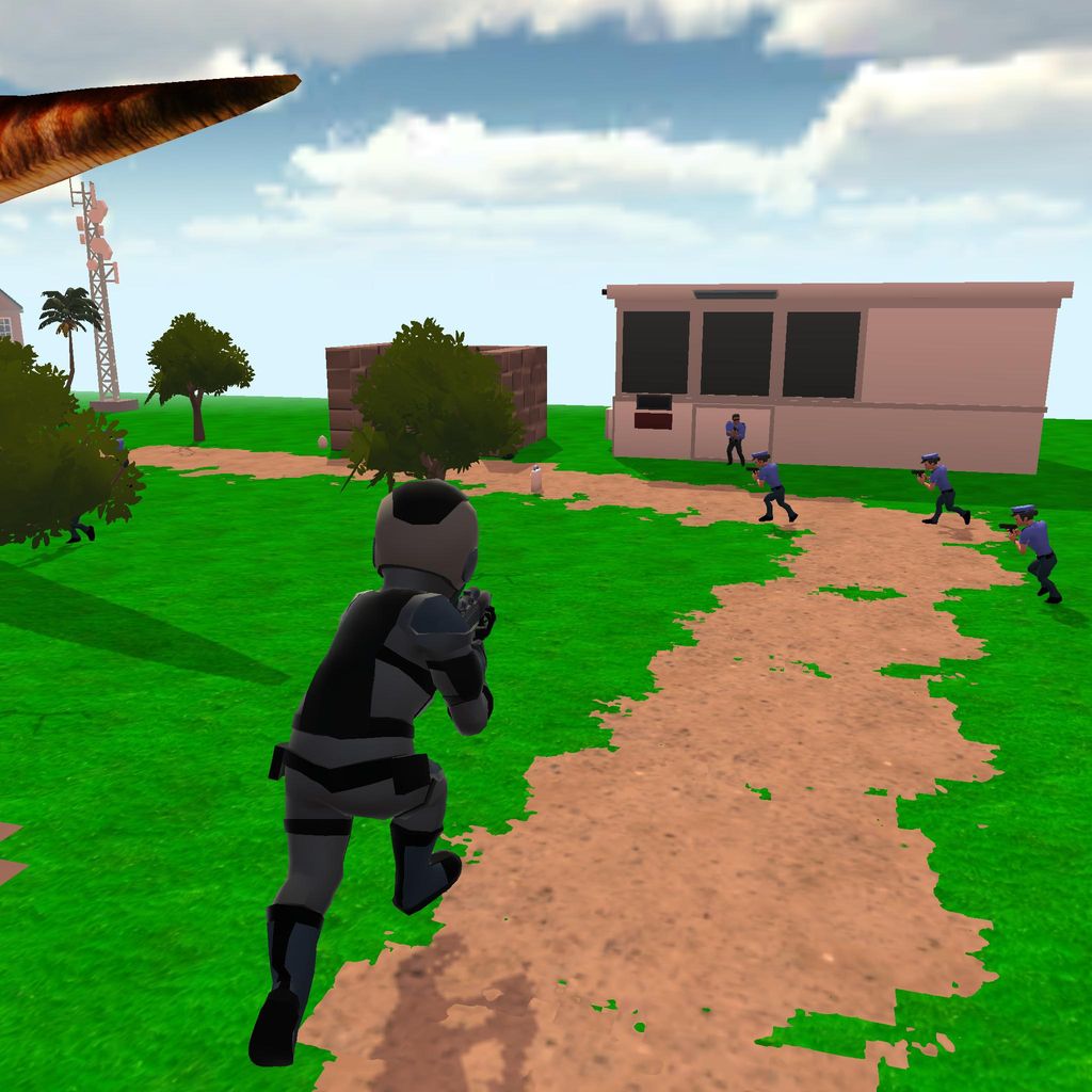 Unity Play | safe your city to dino game