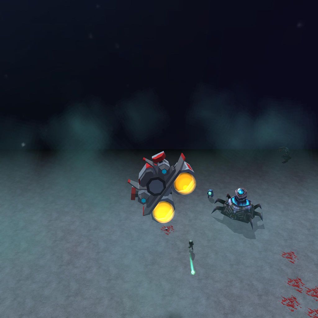 Unity Play | Crashed on the face of the moon game