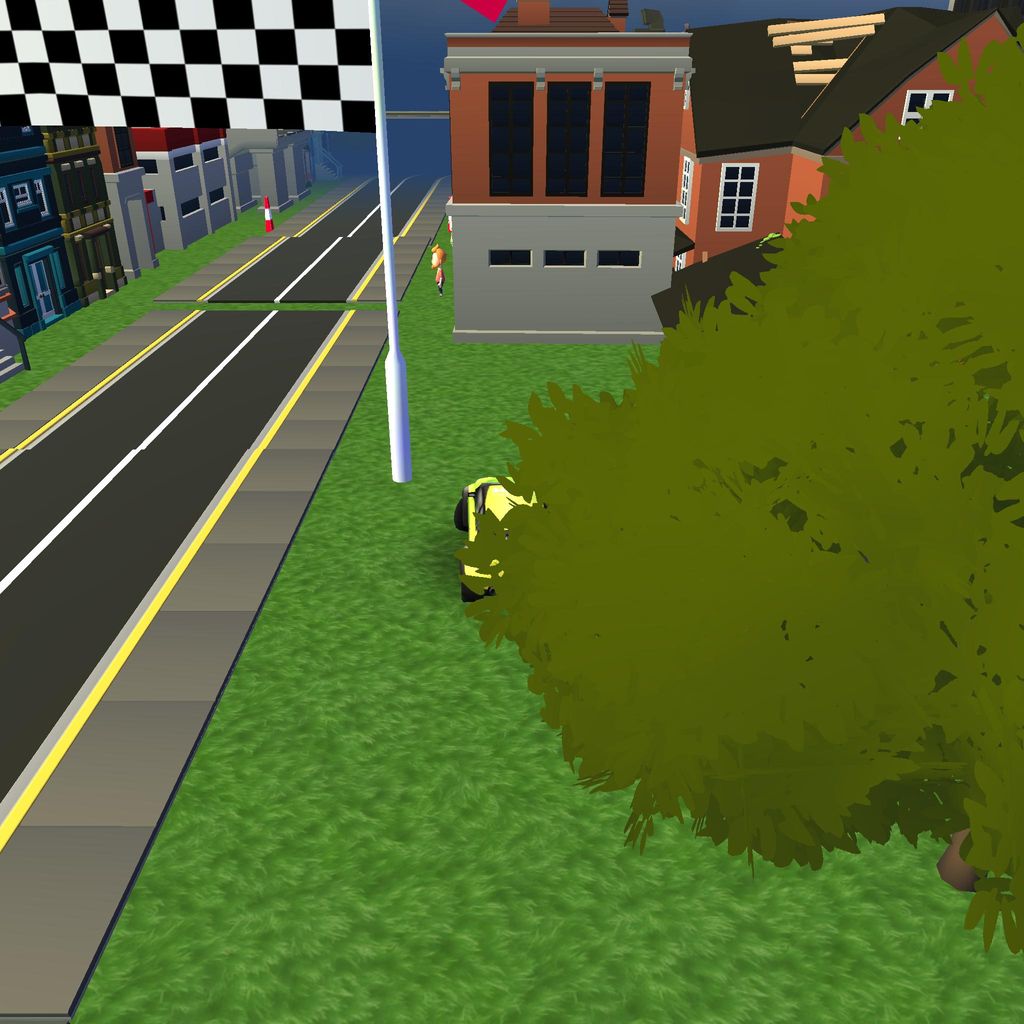Unity Play | car finish line game game