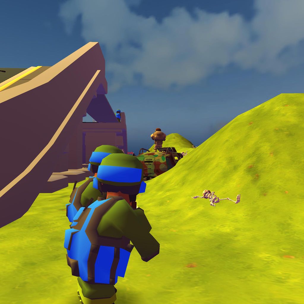 Unity Play | skeleton fighting with army game