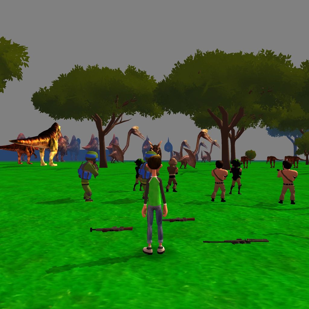 Unity Play | dinosaur HUNTER SURVIVAL game