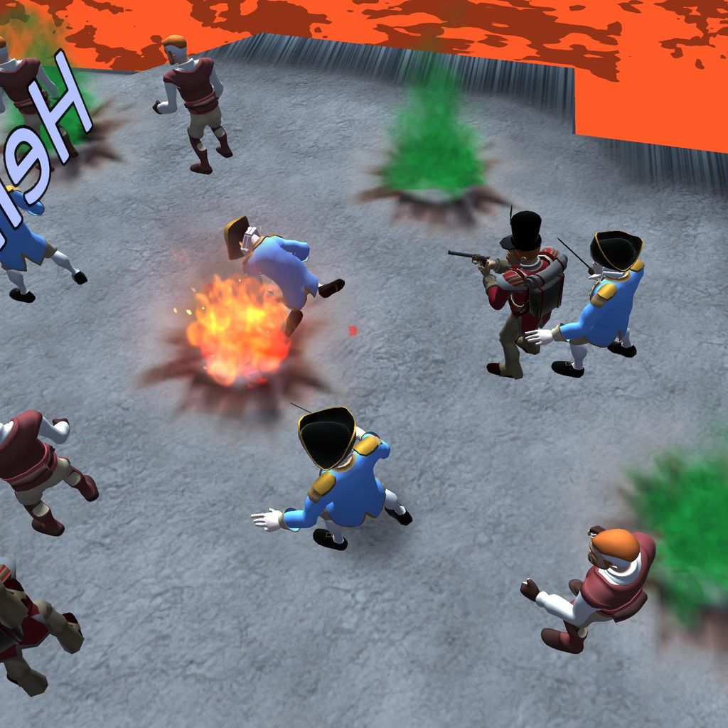 Unity Play | British vs America war game