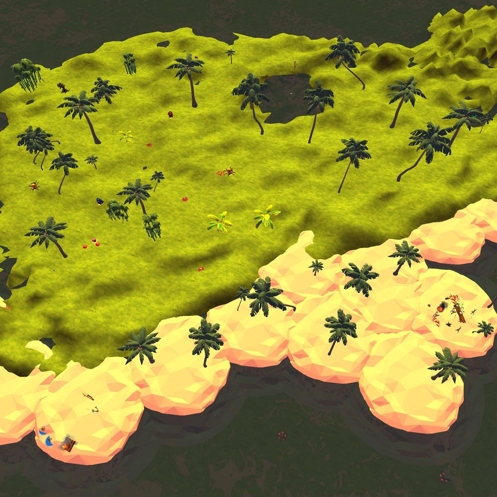 Unity Play | Stranded on Monster Island! (Version 0.1) game